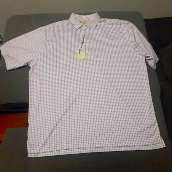 Donald Ross | Shirts | Donald Ross Polo Golf Men Xxl White Short Sleeve ...